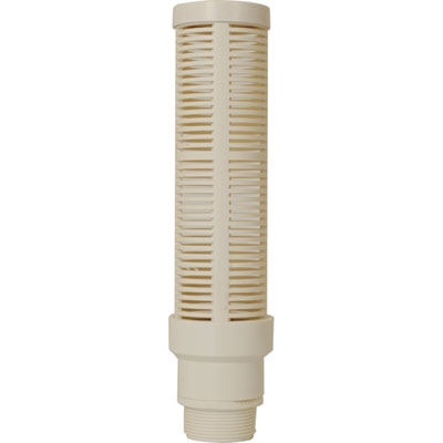 2" Machine Slotted PVC Intake Strainer - TekSupply